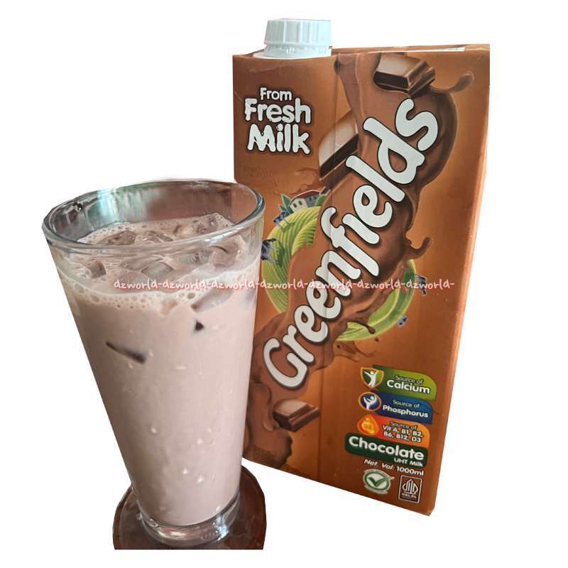 Jual Greenfields 1l Chocolate Uht Milk From Fresh Milk Choco Malt Milk ...
