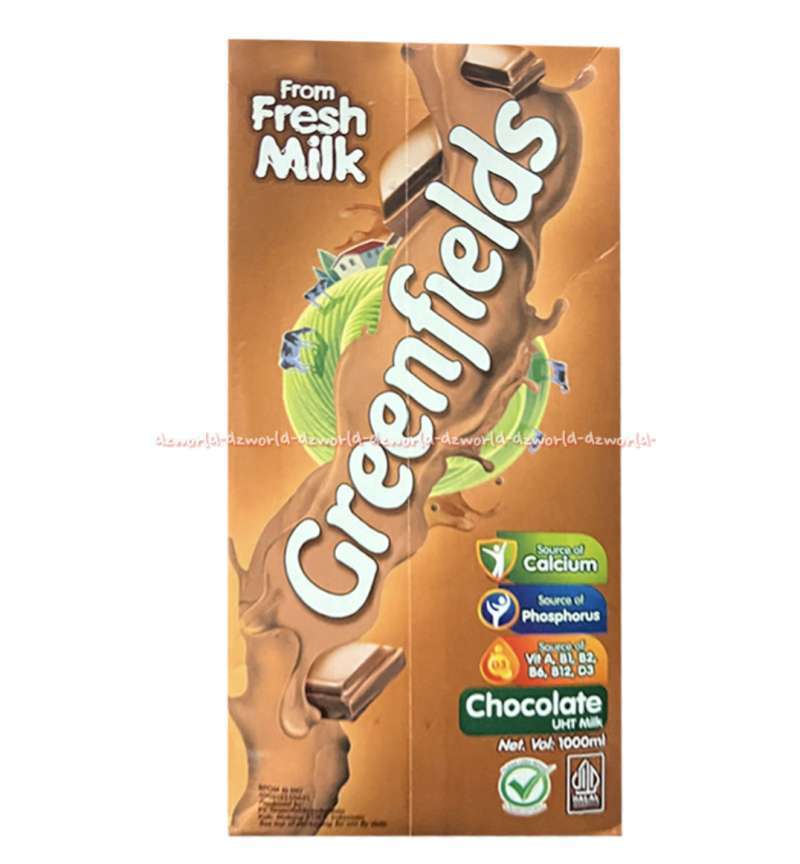 Jual Greenfields 1l Chocolate Uht Milk From Fresh Milk Choco Malt Milk ...