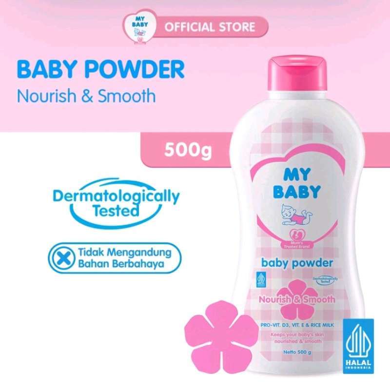 Promo My Baby Powder 500GR Bedak Bayi Tabur Wangi Nourish&Smooth ...