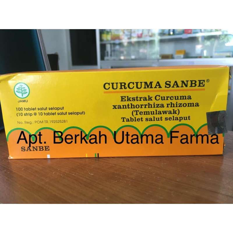 Jual Curcuma sanbe box isi 10 strip di Seller Apotek Berkah Utama Farma ...