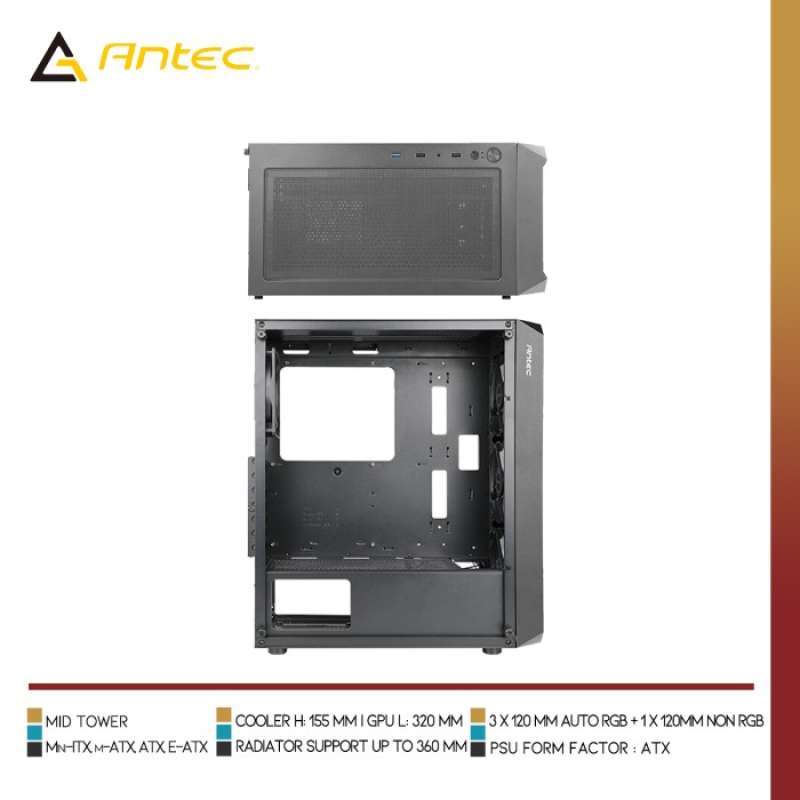 Jual ANTEC NX292 | NX Series-Mid Tower Gaming Case - Putih di Seller ...