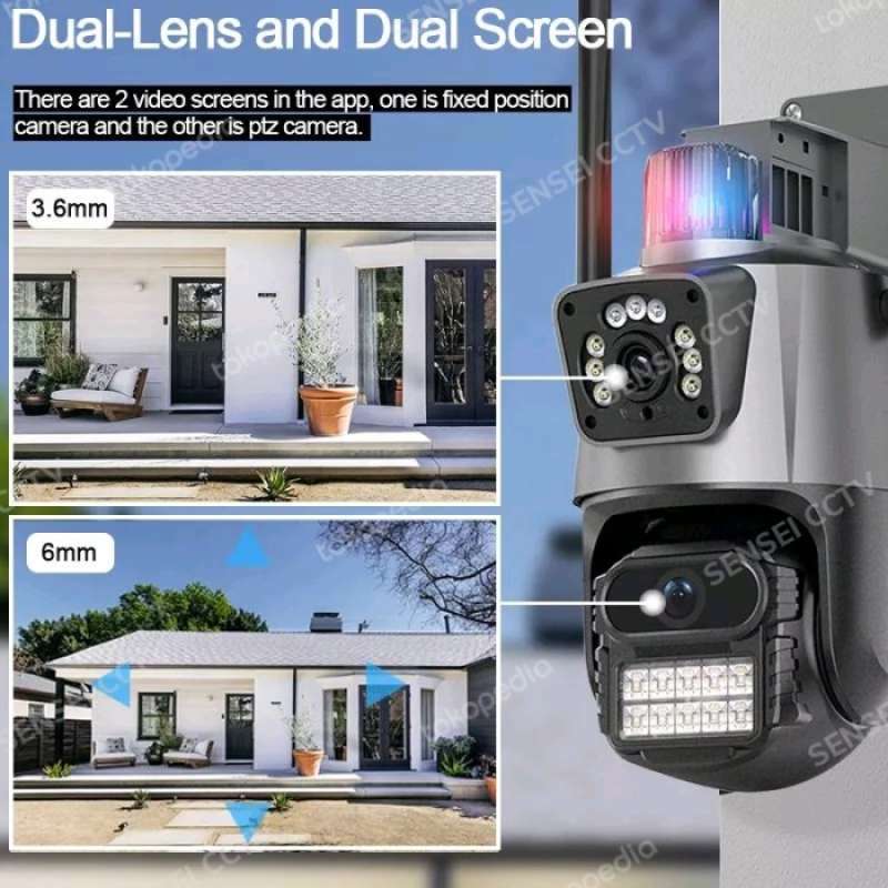 Promo Terbaik Ip Kamera Cctv Icsee 10Mp 4K Wifi Ptz Speedoom Canera ...