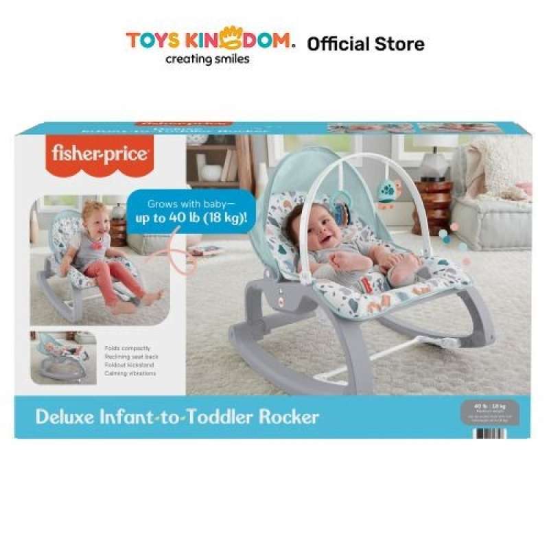Promo Fisher Price Deluxe Infant To Toddler Rocker Ghy58 Diskon 23% di ...