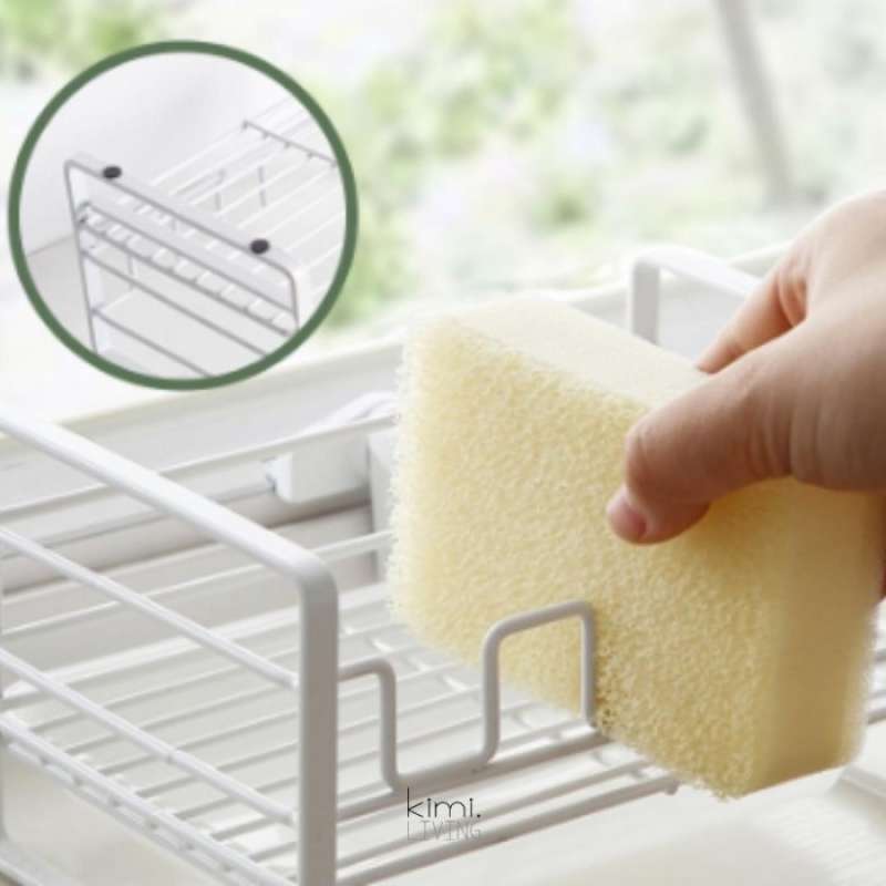 Promo Rak Botol Sabun dan Spons Cuci - Bahan Besi - Dapur Estetik ...