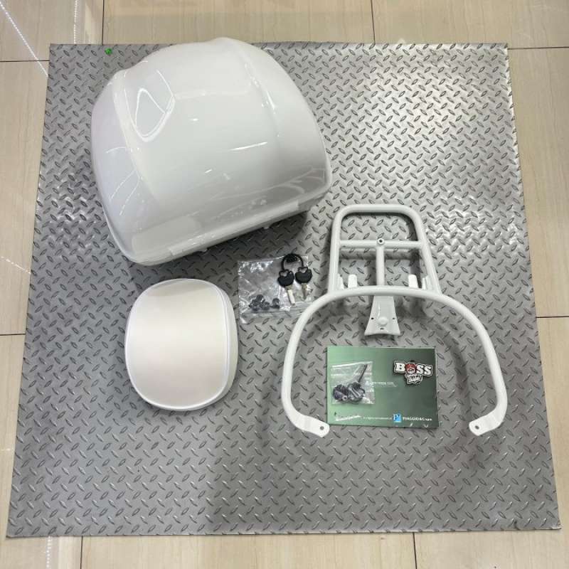 Promo Top Box + Rack Original Piaggio Vespa Primavera Sprint X Justin ...