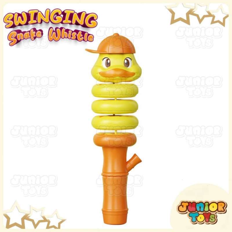 Jual Mainan Peluit Anak Viral Bebek Putar Ular Swinging Snake Whistle ...