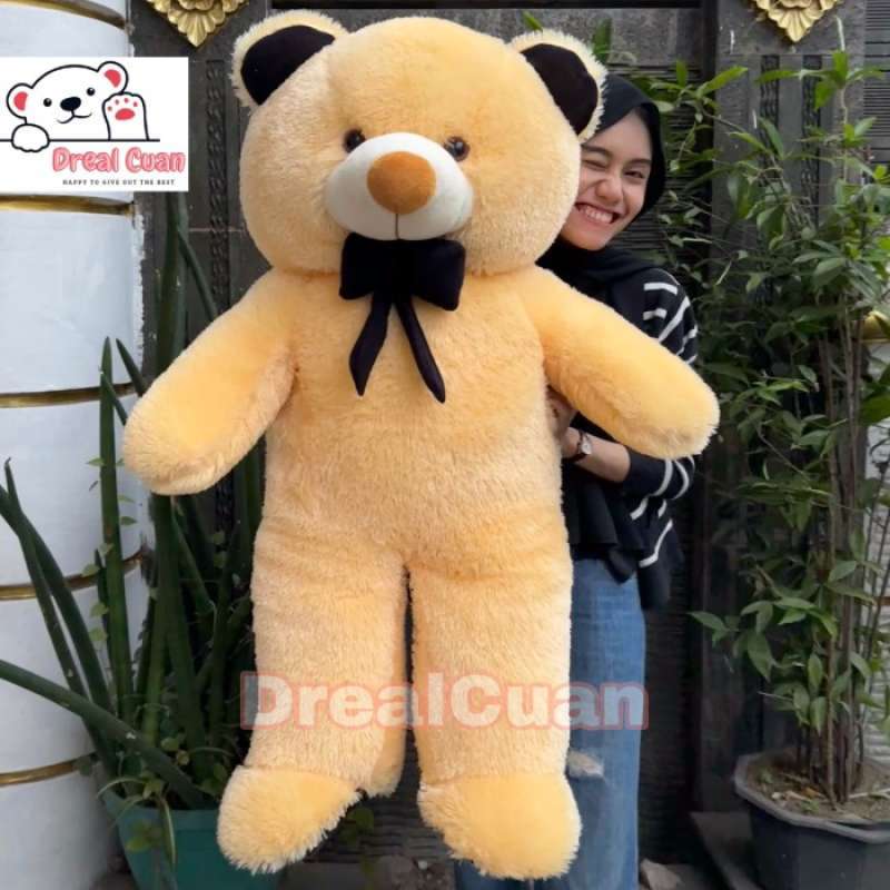 Promo Boneka Teddy Bear Beruang Besar Jumbo Tinggi 100cm 1 Meter Import ...