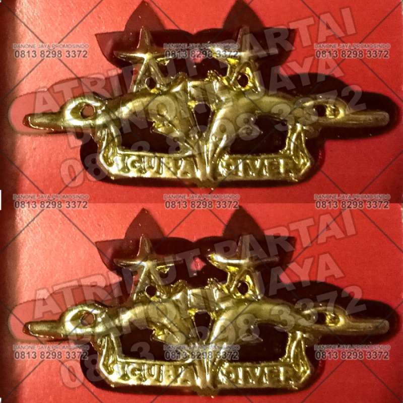 Jual pin emblem wing scuba diver bintang dua dasar mika di Seller ...