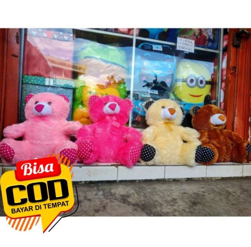 Promo Boneka Beruang Jari - Biru - Biru Diskon 2% Di Seller Flexzone ...