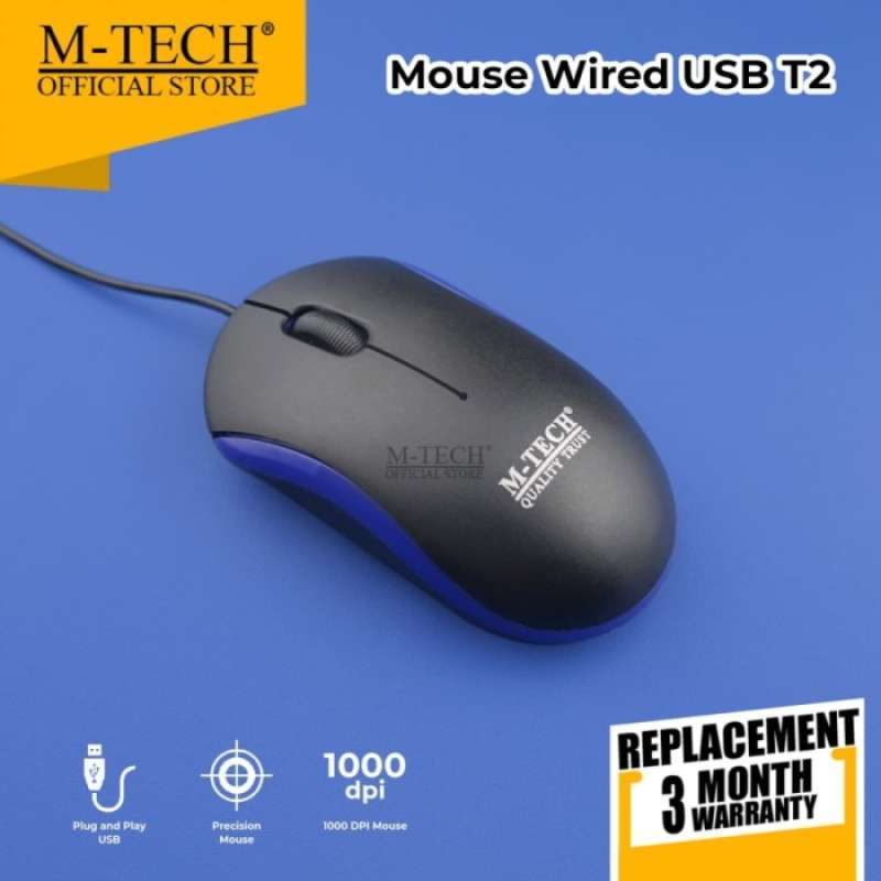Jual Mouse Usb Mtech T2 - M-tech T 2 - Orange Di Seller Aicomp - Padang ...