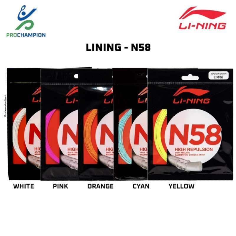 Jual Senar Badminton String Lining N58 N 58 Original Di Seller ...
