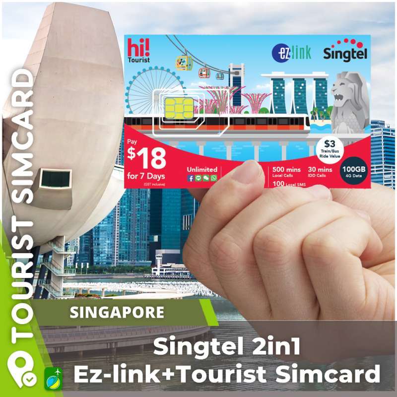 Jual Kartu MRT EZ Link Singapore - Singtel18-2in1Ezlink di Seller OTI TRAVEL Official Store ...