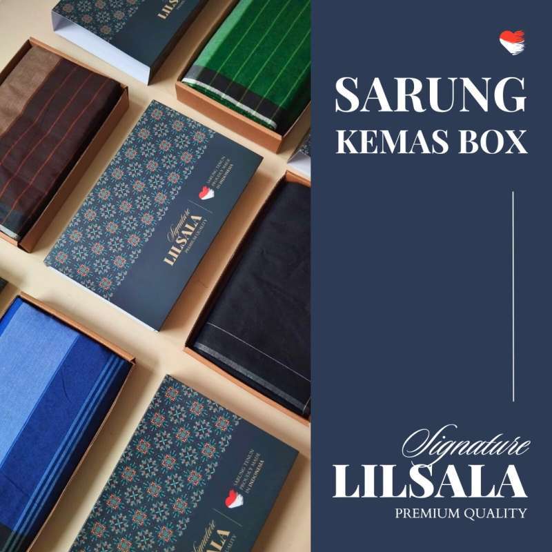 Promo Sarung Kemas Box Dewasa Tenun Bahan Lembut Hampers Ramadhan ...