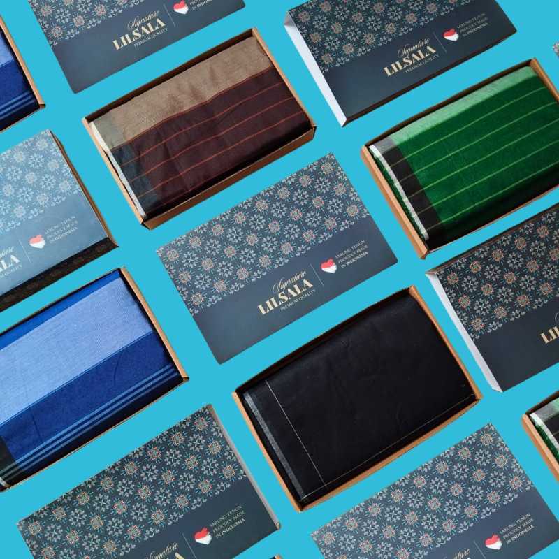 Promo Sarung Kemas Box Dewasa Tenun Bahan Lembut Hampers Ramadhan ...