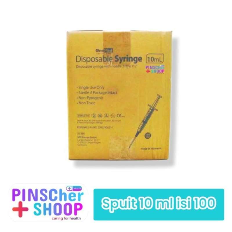 Promo Spuit 10cc Syringe Onemed Box Diskon 33% Di Seller Jaya Raga ...
