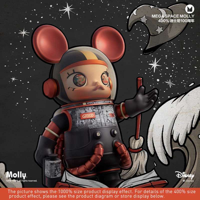 Jual Pop Mart Mega Collection 400% Space Molly Disney 100th Anniversary ...