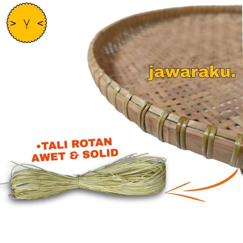Promo tampah ayakan bambu jaitan tambang anyaman kulit bambu diameter ...