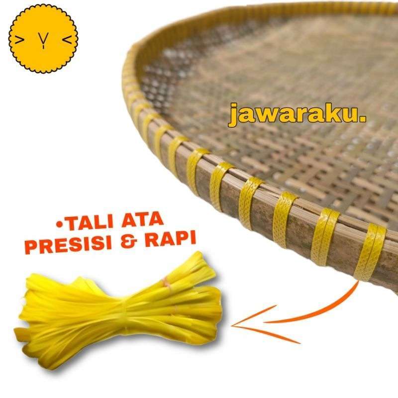 Promo tampah ayakan bambu jaitan tambang anyaman kulit bambu diameter ...