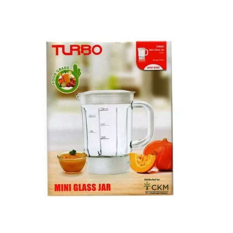 Jual TURBO mini glass jar 0,75L SHM 8090/gelas blender turbo By philips ...