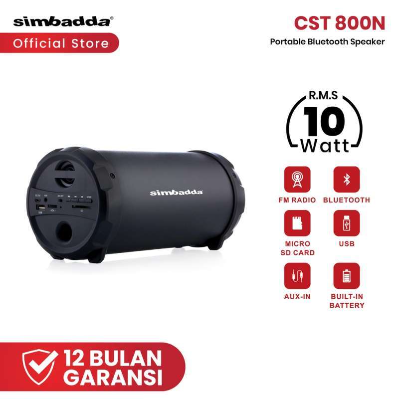 Promo Speaker Bluetooth Simbadda CST 800N Music Player Power Sound ...