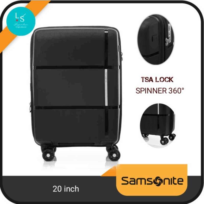 Promo koper 20 inch Samsonite interlace TSA and spinner 360Â° Original ...