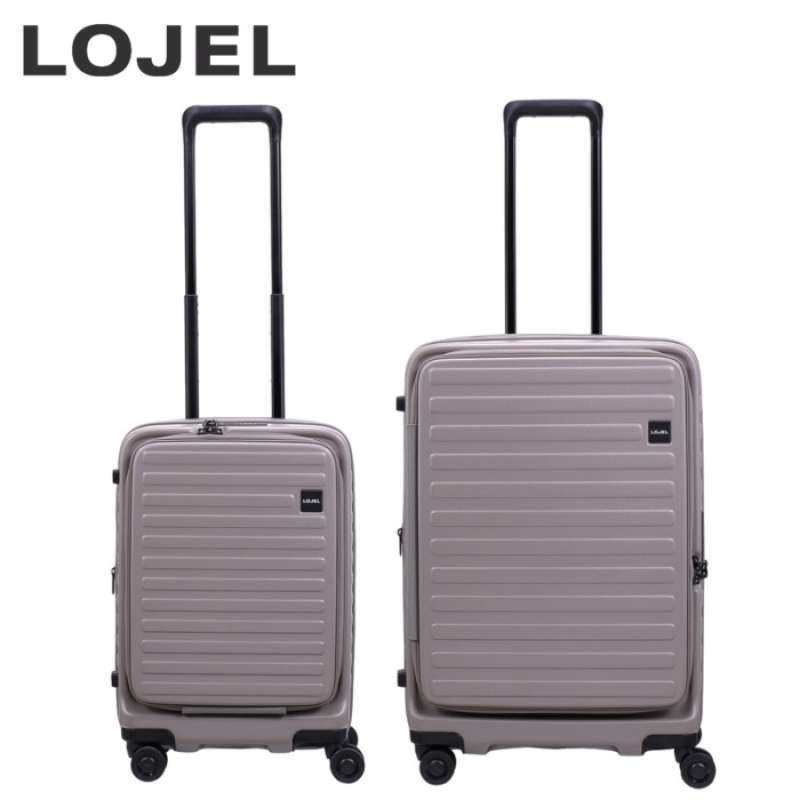 Promo KOPER LOJEL CUBO 1 HARDCASE 21 + 26 FRONT OPEN TSA EXPAND - ROSE ...