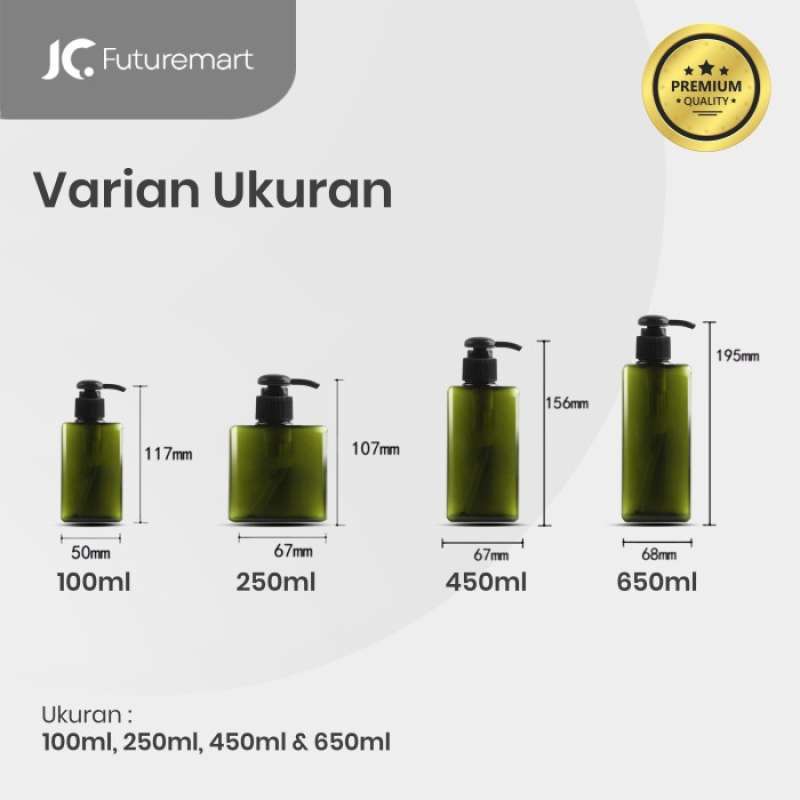 Promo Botol Sabun Cair Shampoo Kotak Petg Hand Soap Dispenser With Pump ...