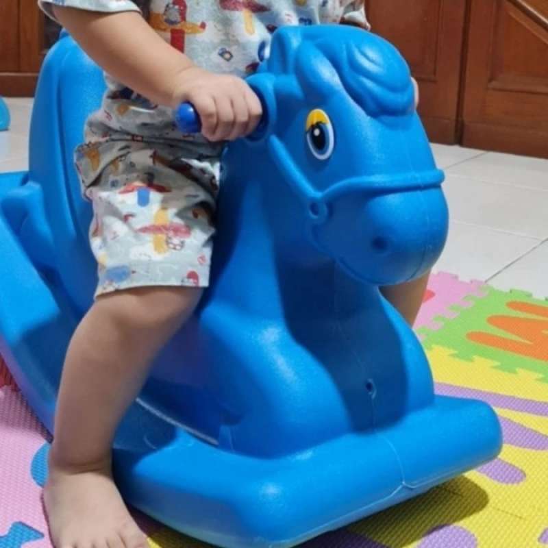 Promo mainan kuda kudaan anak jungkat-jungkit bahan plastik mainan anak Diskon 24% di Seller ...