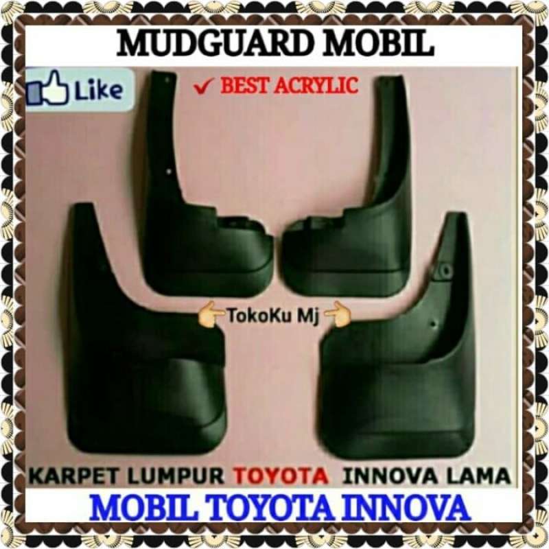 Promo MUD GUARD INNOVA LAMA [TOYOTA] KARPET LUMPUR / KARET LUMPUR ...