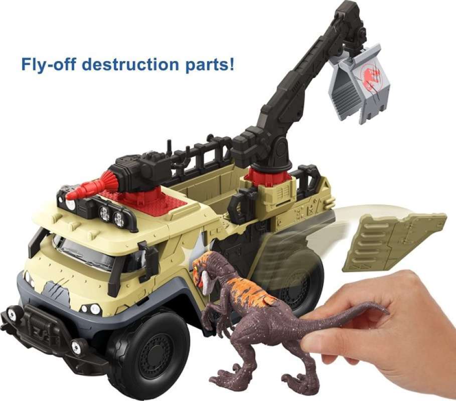 Promo Jurassic World Dominion Capture And Crush Truck Dinosaurs Vehicle ...