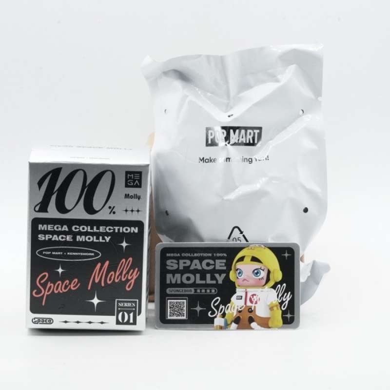 Promo Pop Mart 100% Mega Space Molly - Spongebob Blind Box Mega Collection Diskon 23% di Seller ...