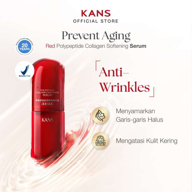 Promo Kans Prevent Aging Polypeptide Collagen Softening Serum 30 Ml ...