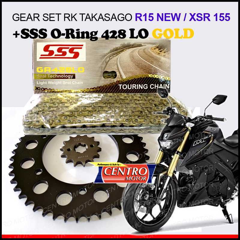Jual Gear Set Xsr/r15 New V3 Dengan Kombinasi Rantai Heavy Duty ...