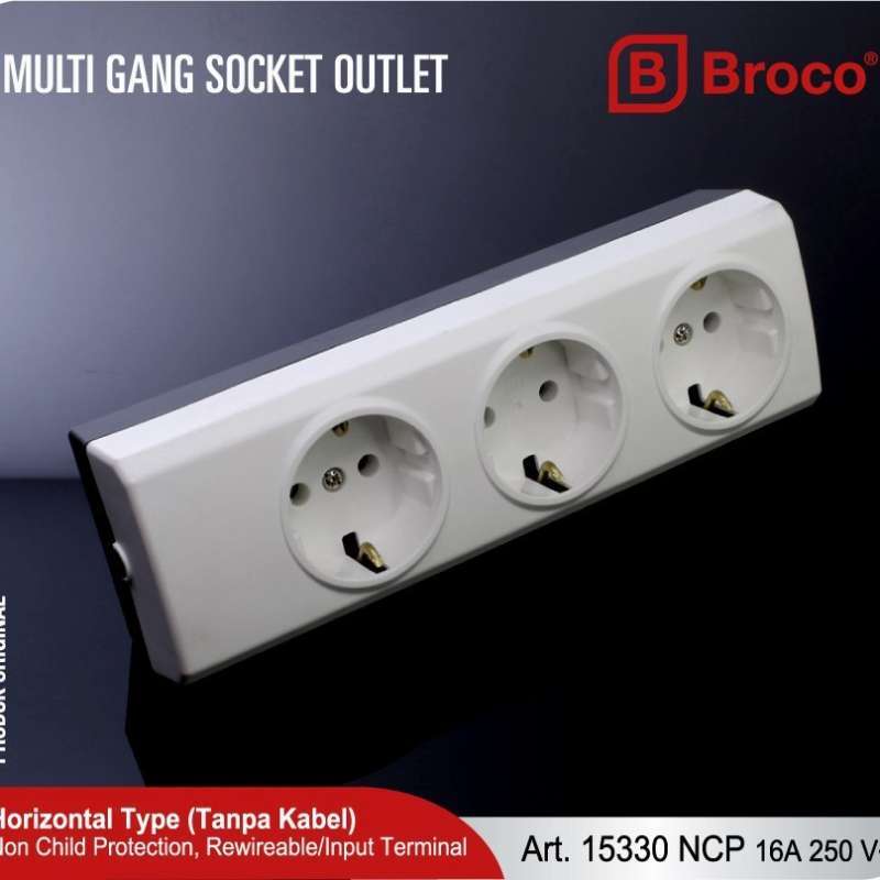 Jual Terminal Listrik-stok Kontak Broco -stok Kontak Tanpa Kabel Di ...