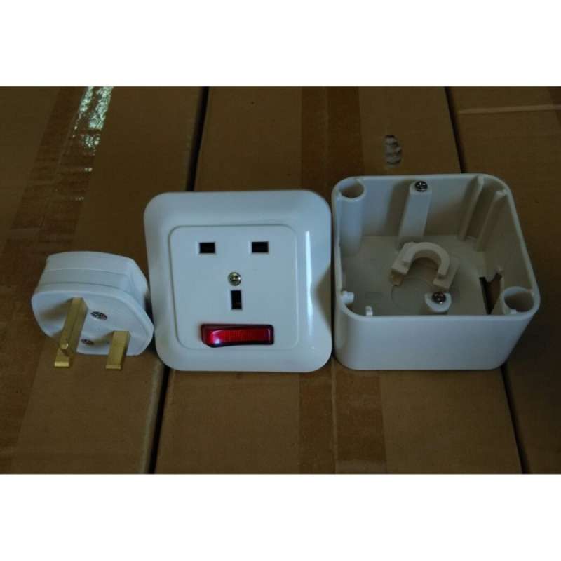 Promo Set Steker Ac Broco Colokan Kaki 3 Plus Stop Kontak Inbow ...