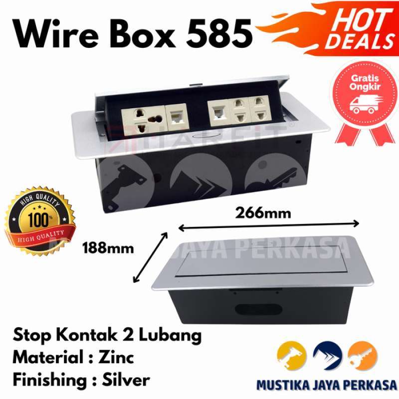 Promo Wire Box Steker Slot Colokan Listrik Meja Minimalis Stop Kontak ...