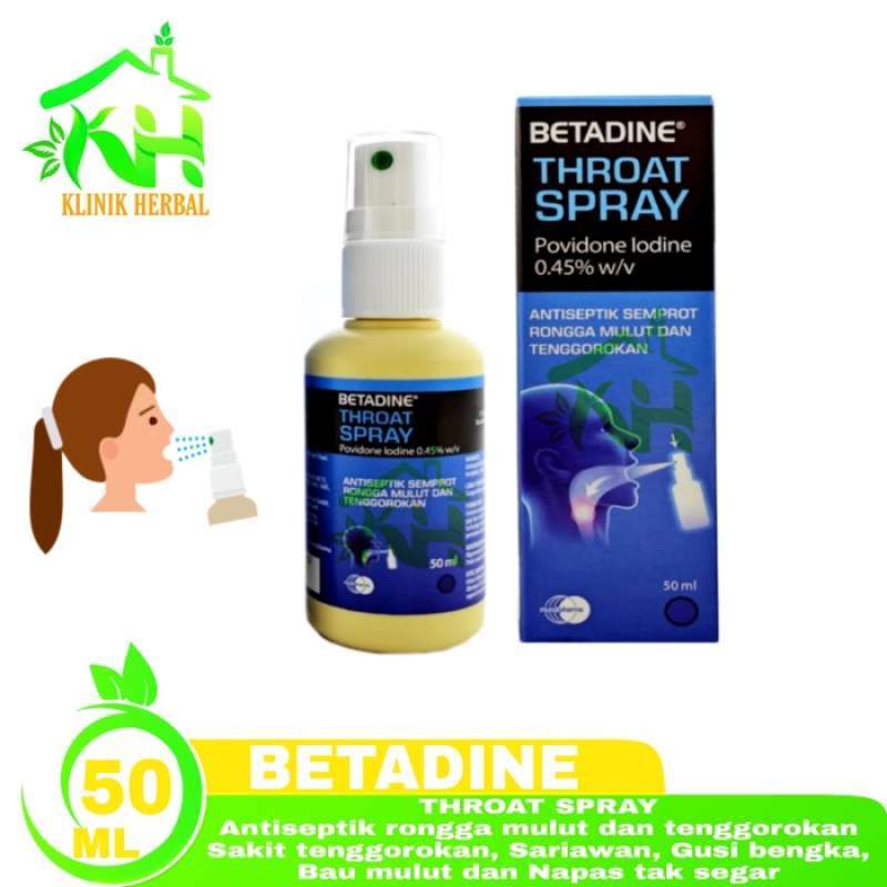 Promo Betadine Throat Spray - Antiseptik Tenggorokan Dan Rongga Mulut ...