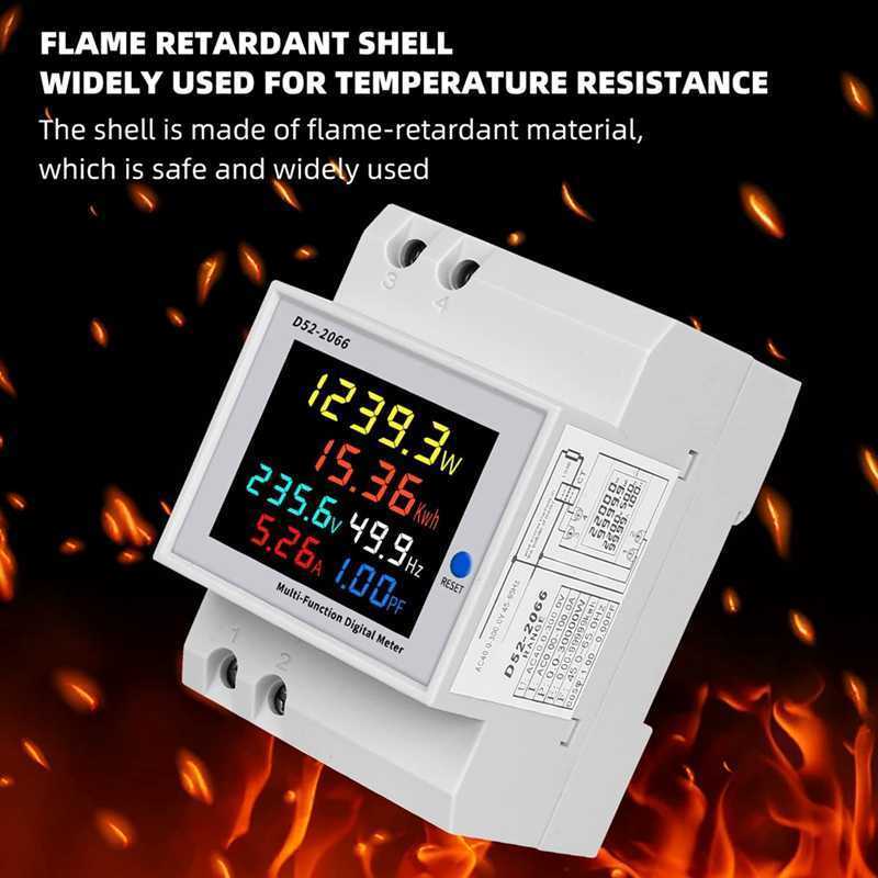 Jual Zuyiyi Meteran Listrik Digital Display Din Rail Single Phase 300v ...