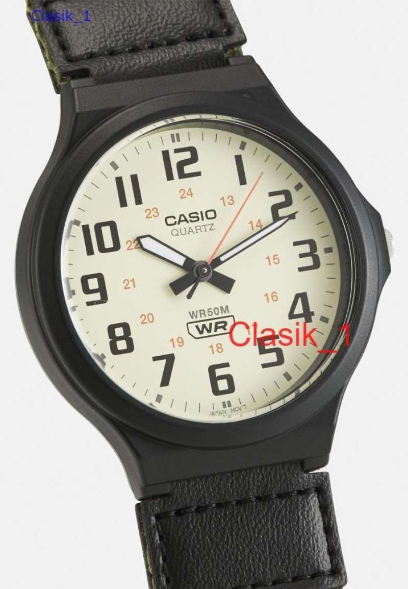 Jual Original 100%!! Casio Mw-240b-3bvdf Jam Tangan Pria Mw240 Kanvas ...