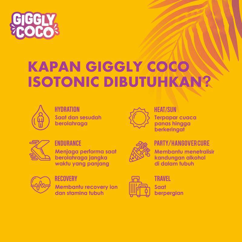 Jual Giggly Coco Isotonic Coconut Cegah Hidrasi Air Kelapa Vit C ...
