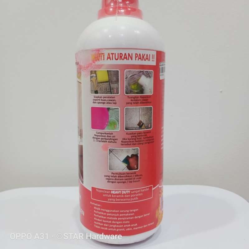 Promo Napoclean Merah Heavy Duty Pembersih Kerak Air Keramik Porslen 1 ...