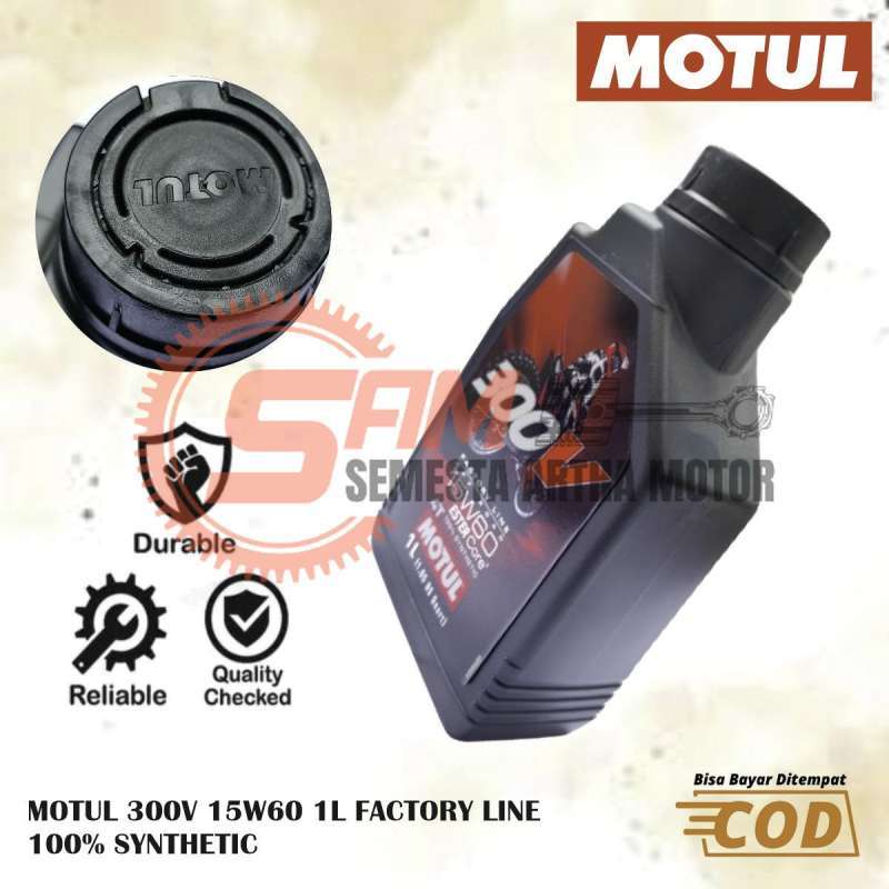 Jual Oli Motor Sport Motul 300v 15w60 1l Factory Line Road Synthetic Motor Oil Di Seller Semesta ...