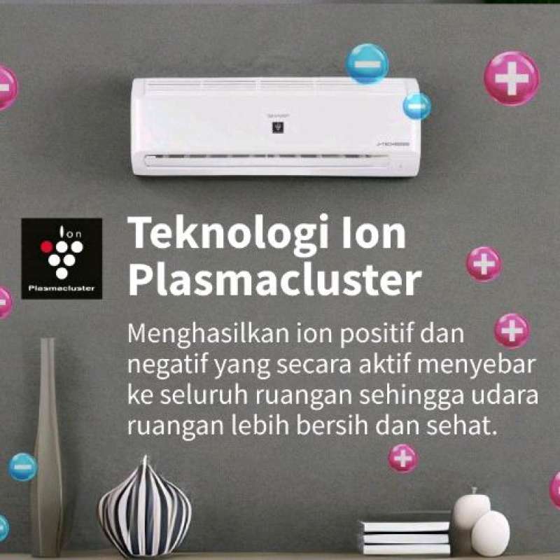 Jual Ac Sharp J-tech Plasmacluster Inverter 0.5/1/1.5 Pk Type Ah-xp 6 ...