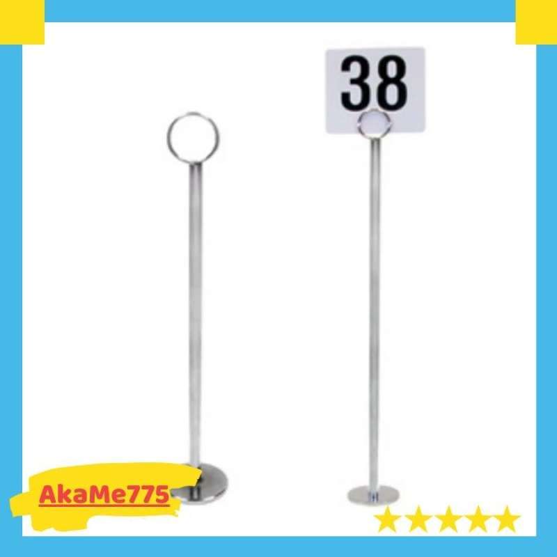 Promo Table Number Holder Menu Stand Nomor Meja Penanda Menu Pesta ...