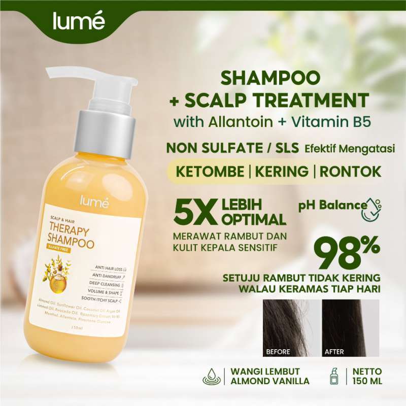 Jual Lume Paket 5in1 Shampoo Hair Mask Hair Serum Shower Oil Body Serum ...