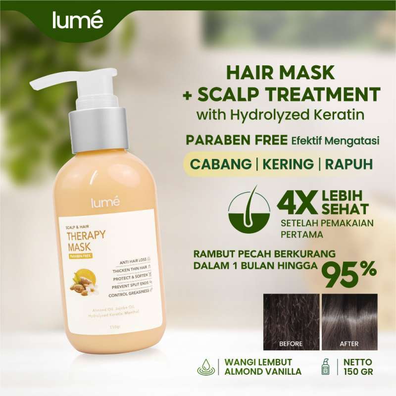 Jual Lume Paket 5in1 Shampoo Hair Mask Hair Serum Shower Oil Body Serum ...