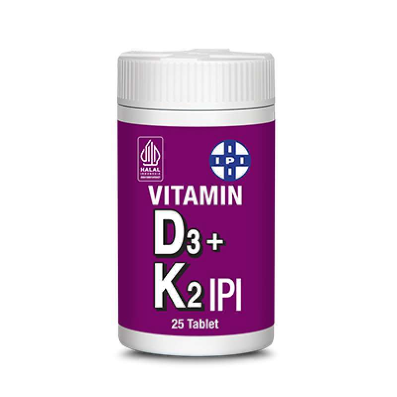 Promo Ipi Vitamin D3+k2 Tab 25s' Bt Diskon 16% Di Seller Tempo Health ...