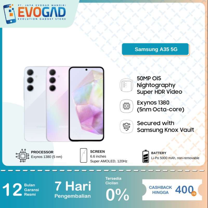 Jual Samsung A35 5g 8 128gb And 8 256gb Exynos 1380 Garansi Resmi Sein