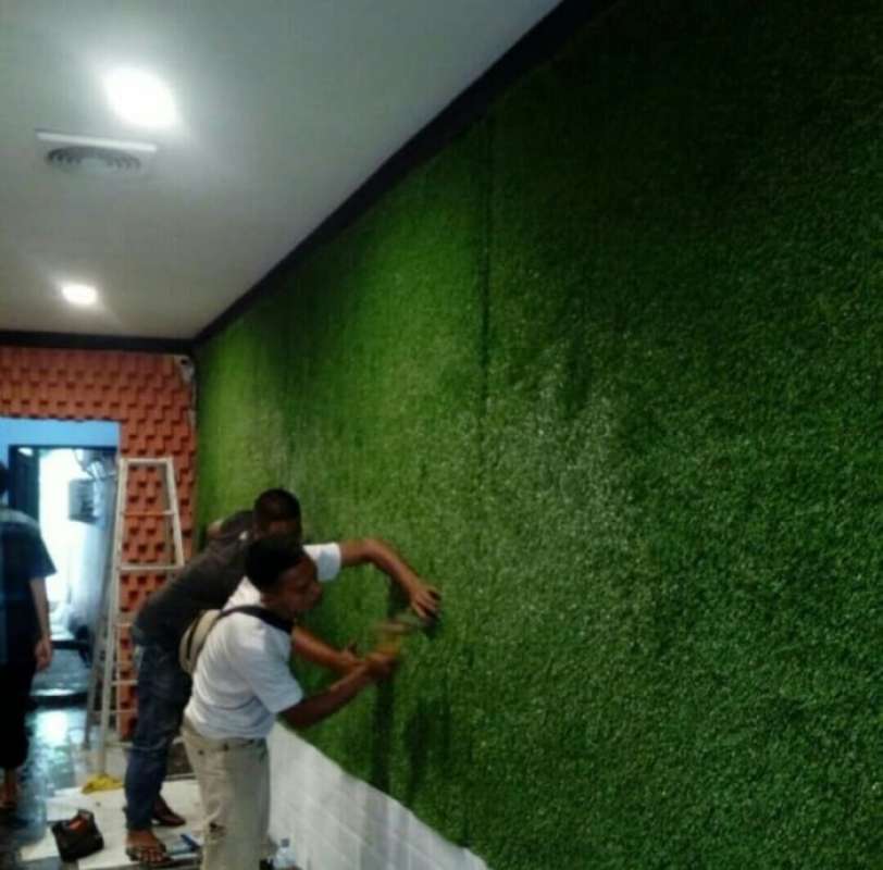 Promo Rumput Sintetis Dekorasi Dinding 100cm X 100cm - Karpet Rumput ...
