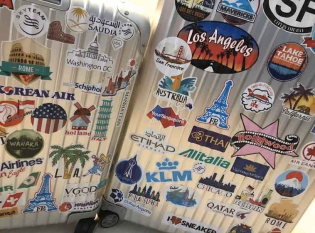 Promo Sticker Rimowa / Travel Label Design A5 - Santa Cruz | Country ...